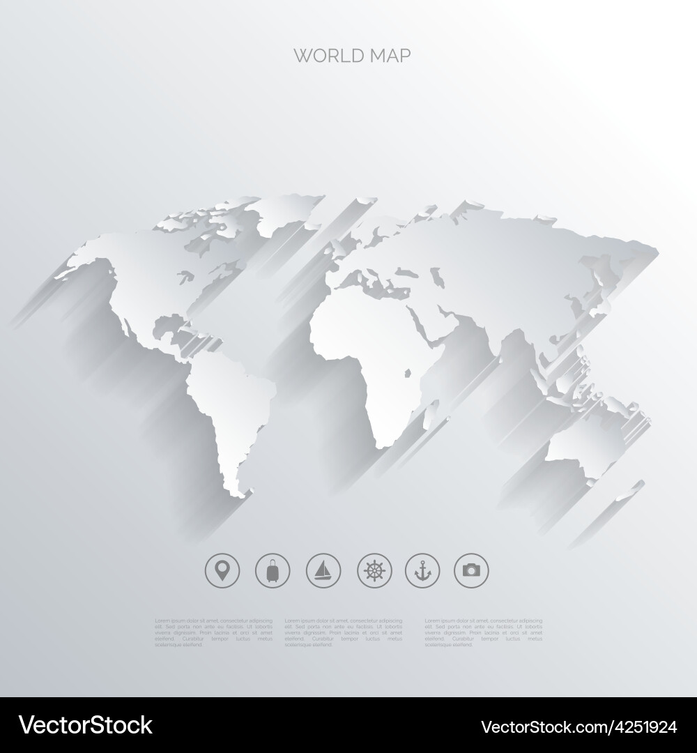 World map concept Royalty Free Vector Image - VectorStock