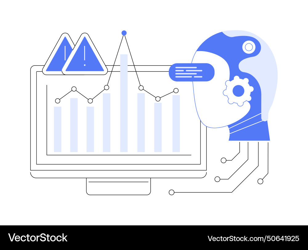 Ai-anomaly detection abstract concept Royalty Free Vector Ai-anomaly detection abstract concept Royalty Free Vector