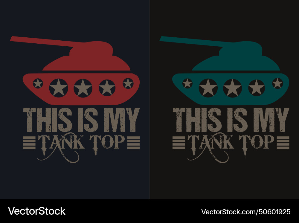 This is my tank top Royalty Free Vector Image - VectorStock