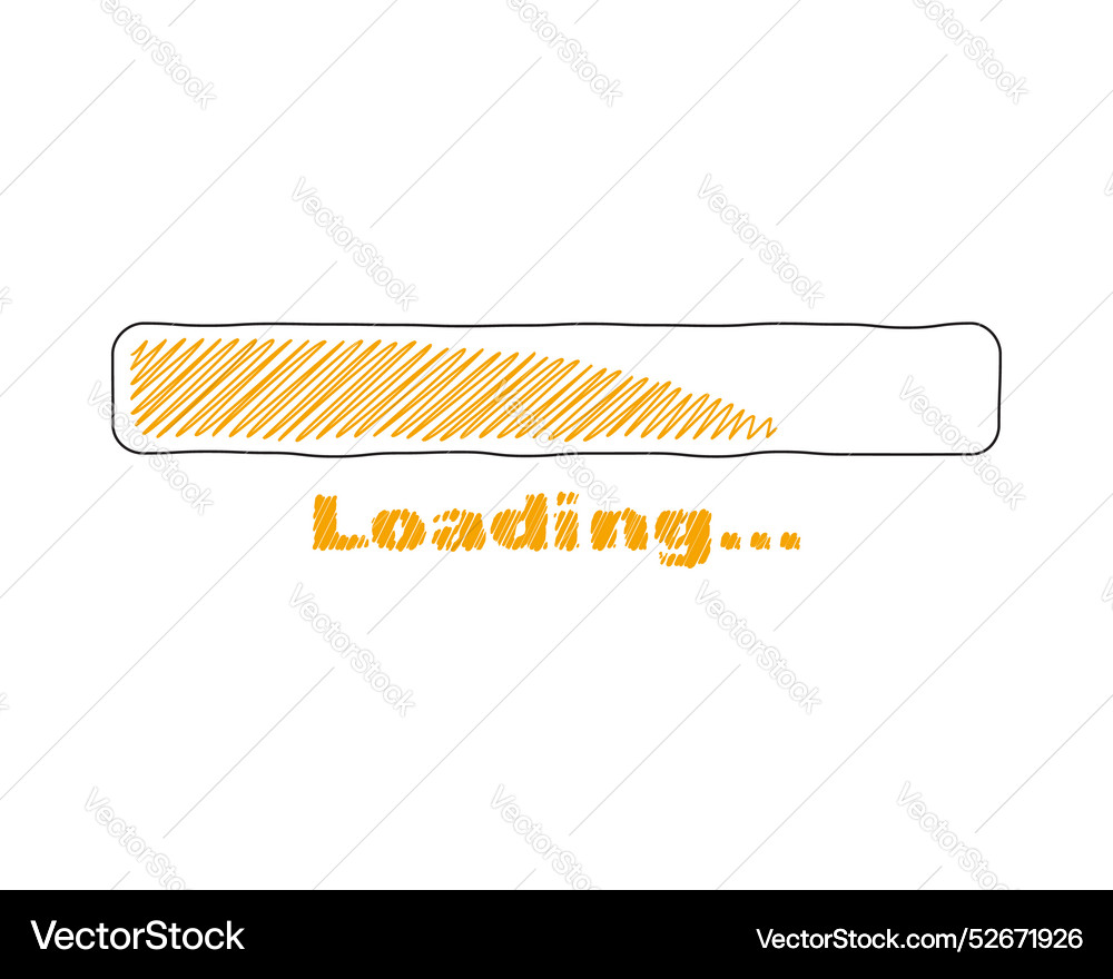 Loading bar status icon loaded icons download Vector Image