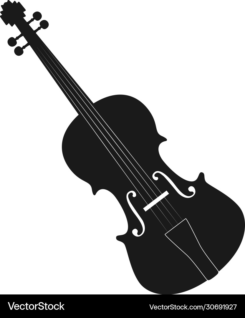Violin icon sign Royalty Free Vector Image - VectorStock