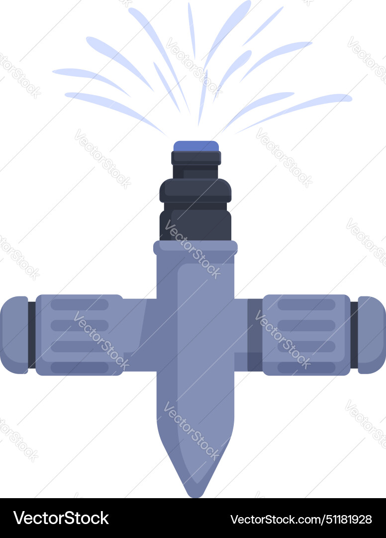 Control sprinkler system icon cartoon farm Vector Image
