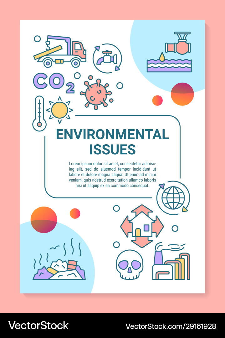 Environmental Issues Poster Edit Free And Printable Environment Poster