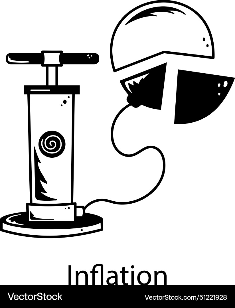 Inflation Royalty Free Vector Image - VectorStock