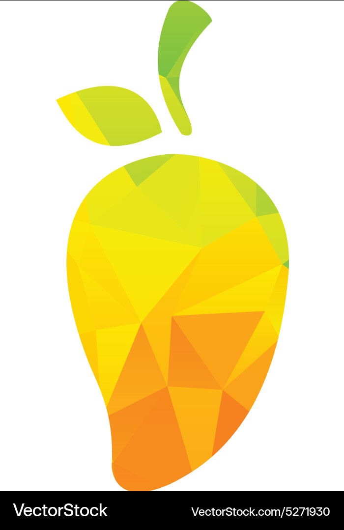 Abstract Mango Logo Royalty Free Vector Image - VectorStock