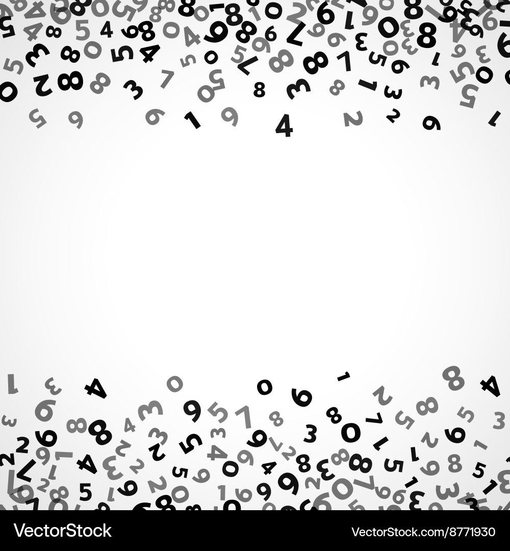 Abstract math number background Royalty Free Vector Image