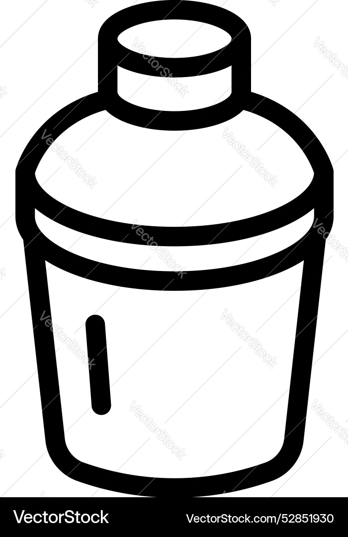 Cocktail shaker icon representing making cocktails