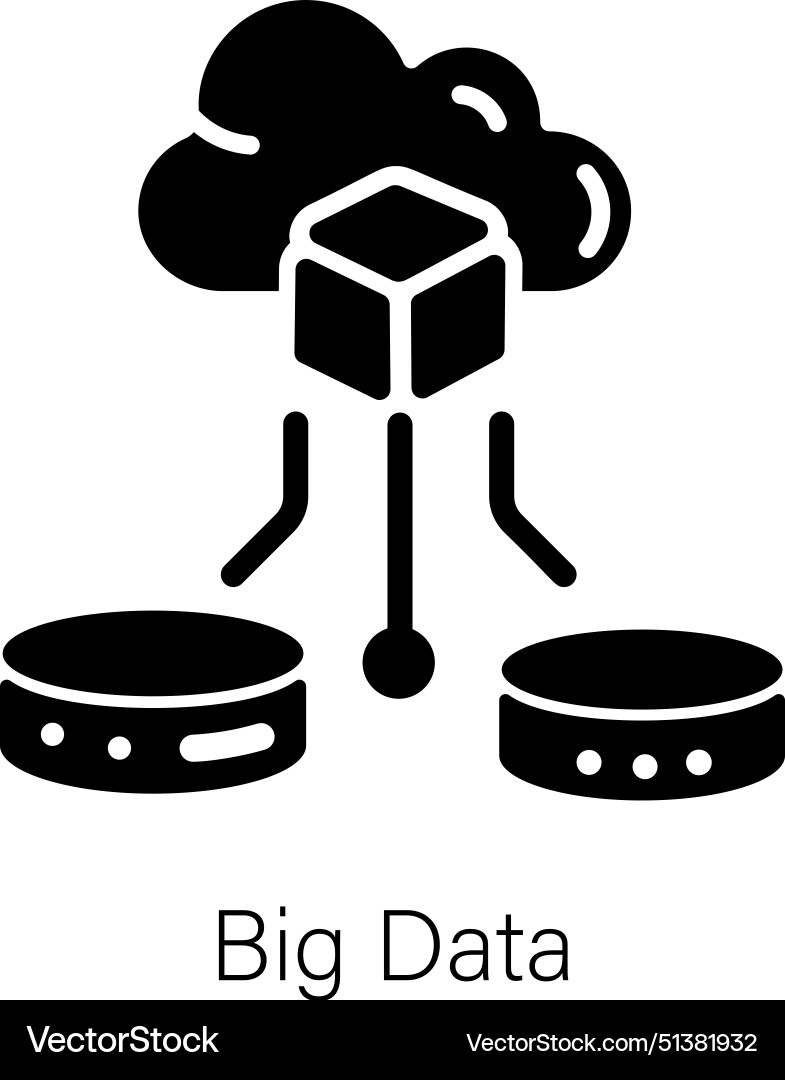 Big data Royalty Free Vector Image - VectorStock
