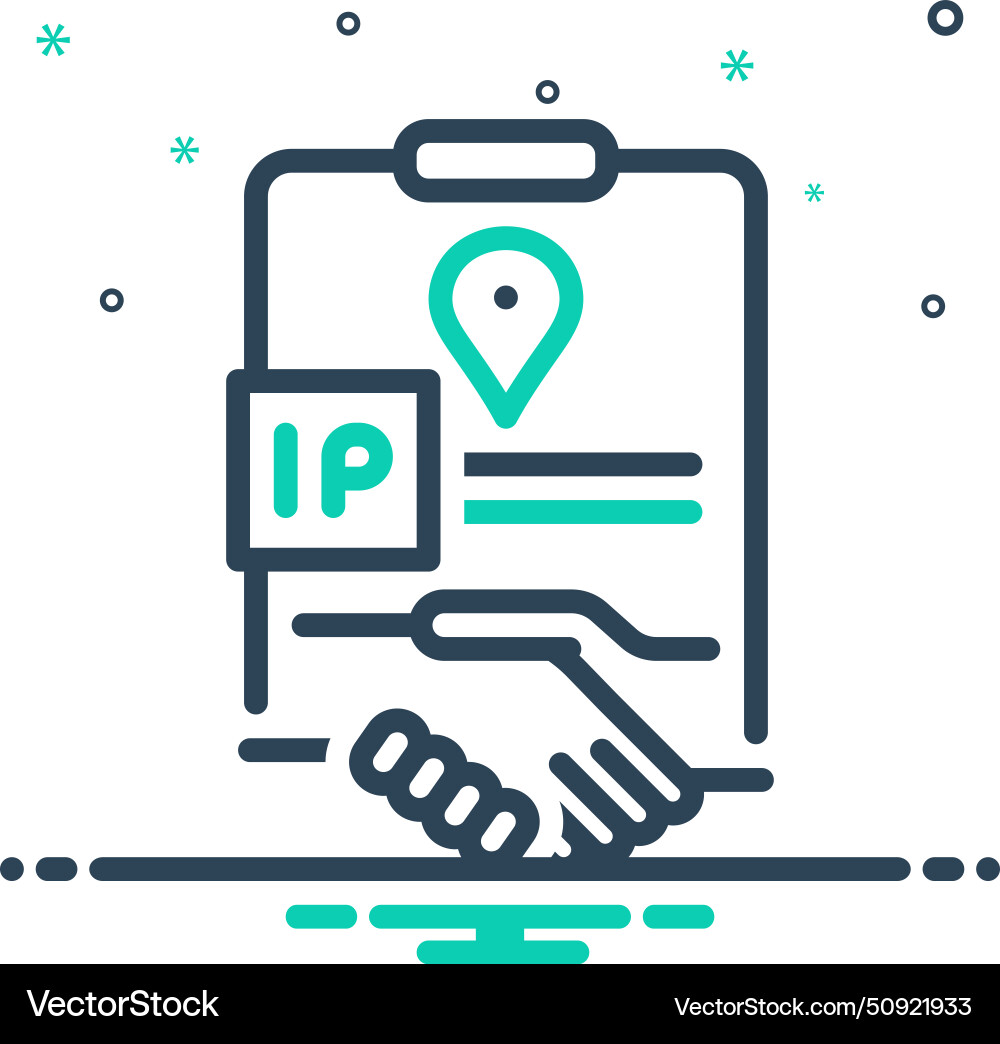 Ip agreement Royalty Free Vector Image - VectorStock