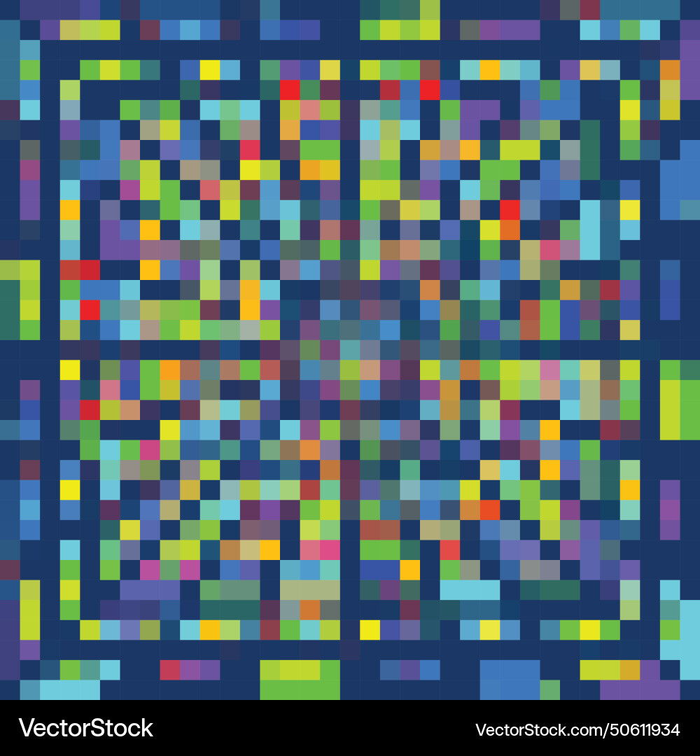 Colorful pixelated backdrop Royalty Free Vector Image