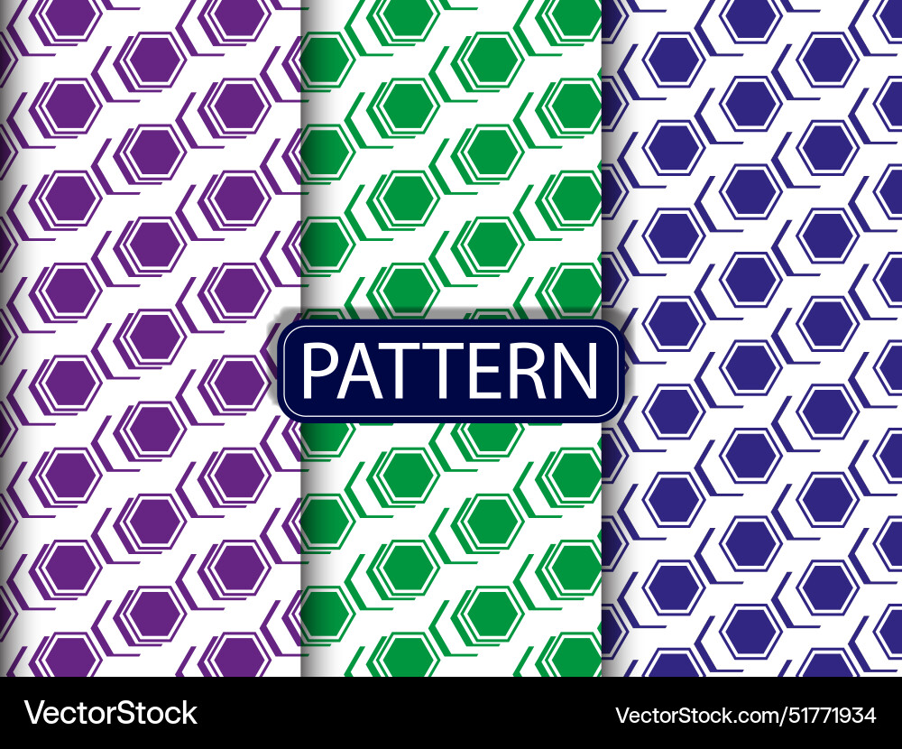 Geometric pattern design template Royalty Free Vector Image