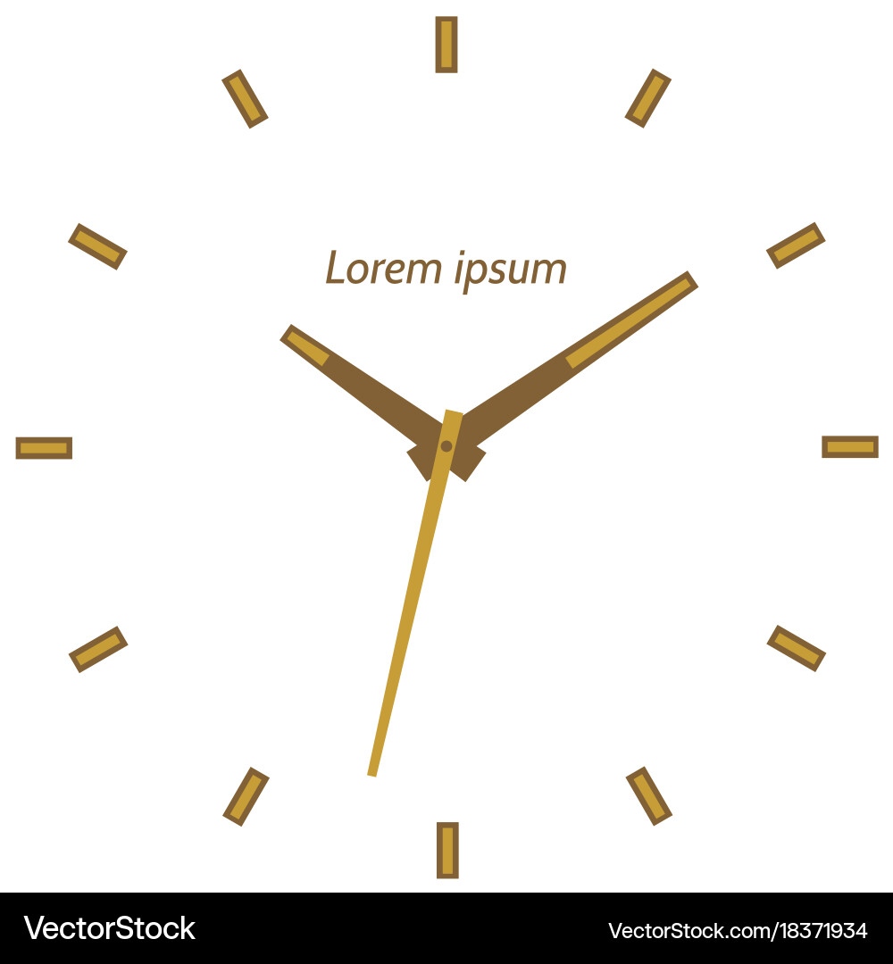 Mechanical clock Royalty Free Vector Image - VectorStock