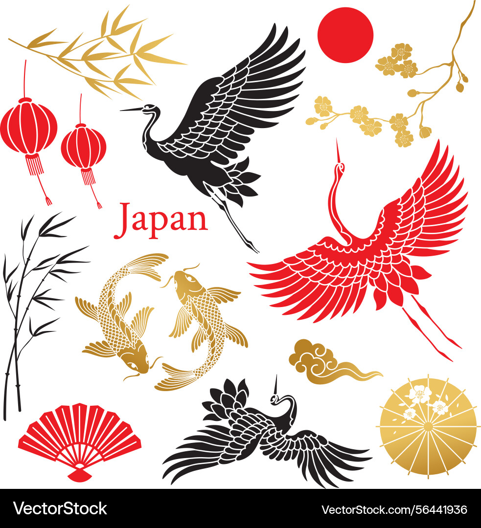 Japanese clipart Royalty Free Vector Image - VectorStock