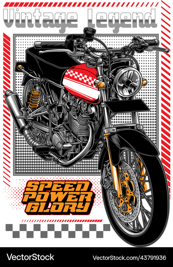 Vintage legend Royalty Free Vector Image - VectorStock