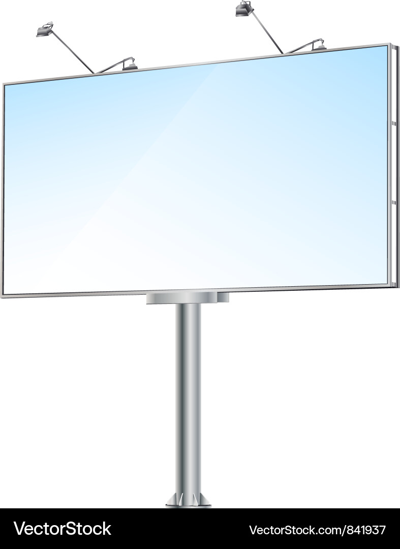 Billboard Royalty Free Vector Image - VectorStock