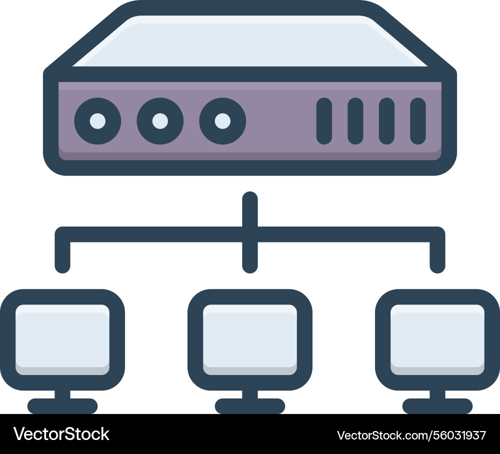 Hub Royalty Free Vector Image - VectorStock