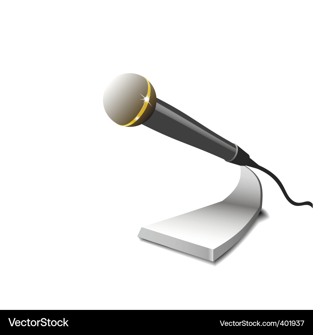 Microphone Royalty Free Vector Image - VectorStock