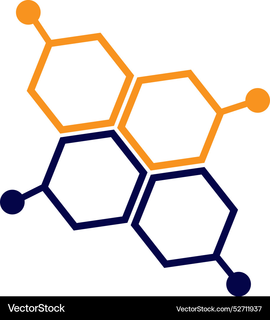 Science medical biology molecule Royalty Free Vector Image
