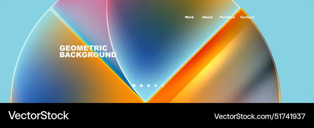 Trendy simple round triangle and circle Royalty Free Vector