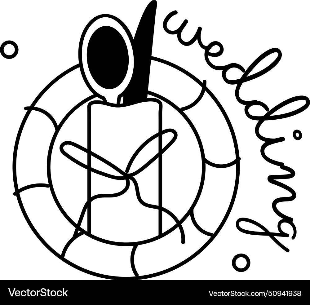 Wedding dinner Royalty Free Vector Image - VectorStock