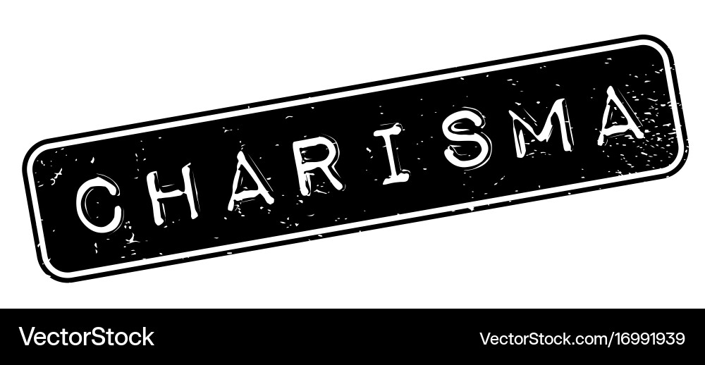Charisma rubber stamp Royalty Free Vector Image