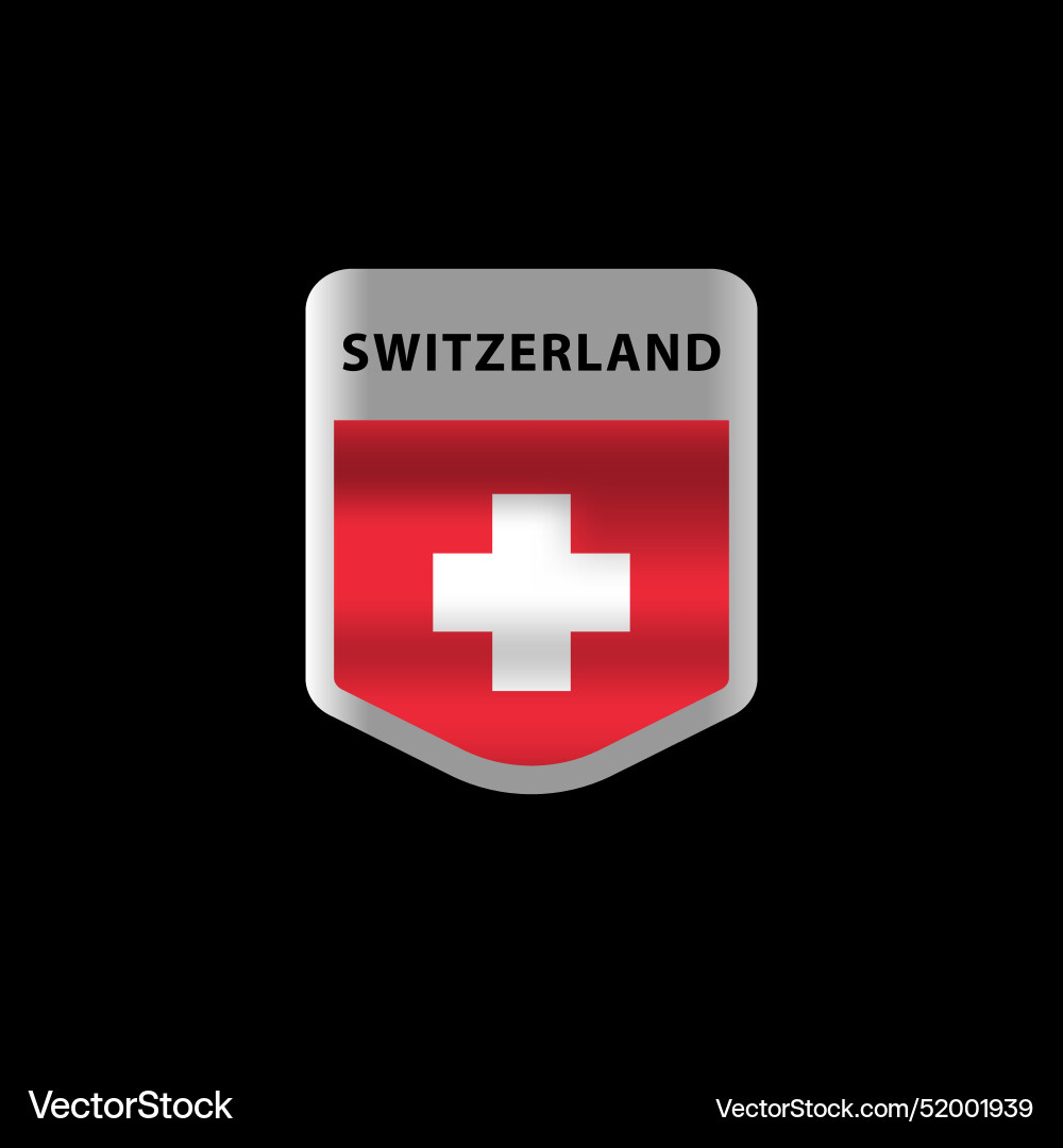 Emblem logo icon switzerland nation flag design – Free Vector | VectorStock