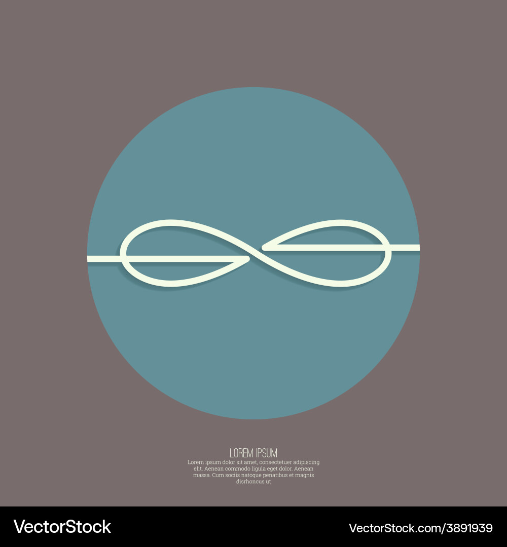Infinity sign Royalty Free Vector Image - VectorStock