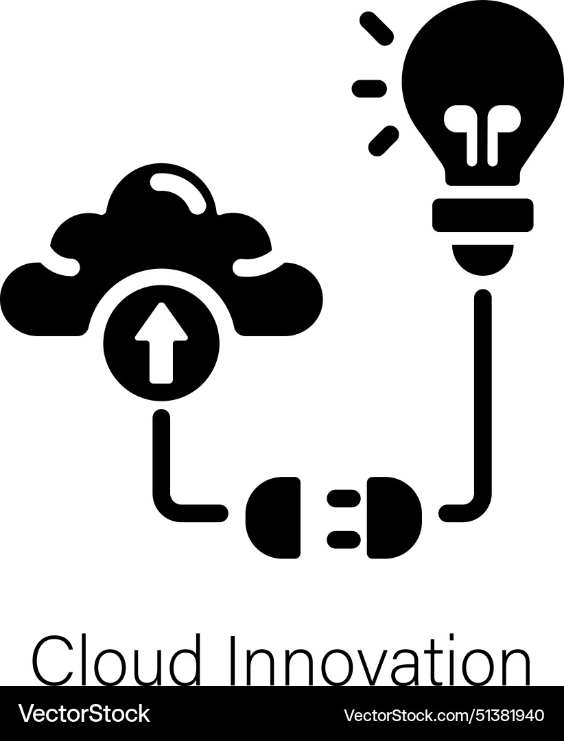Cloud innovation Royalty Free Vector Image - VectorStock