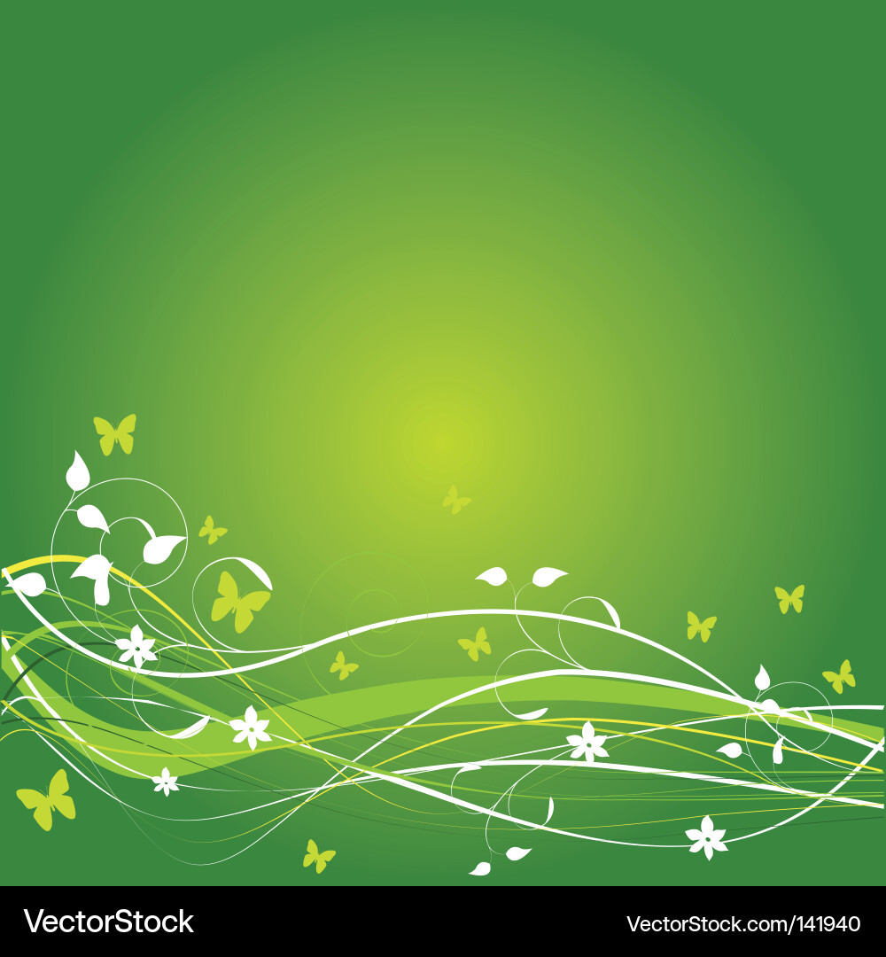 Floral Spring Grunge Background Royalty Free Vector Image