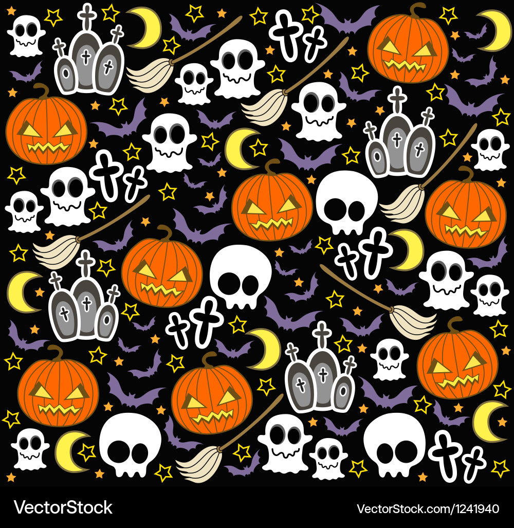 Halloween background Royalty Free Vector Image