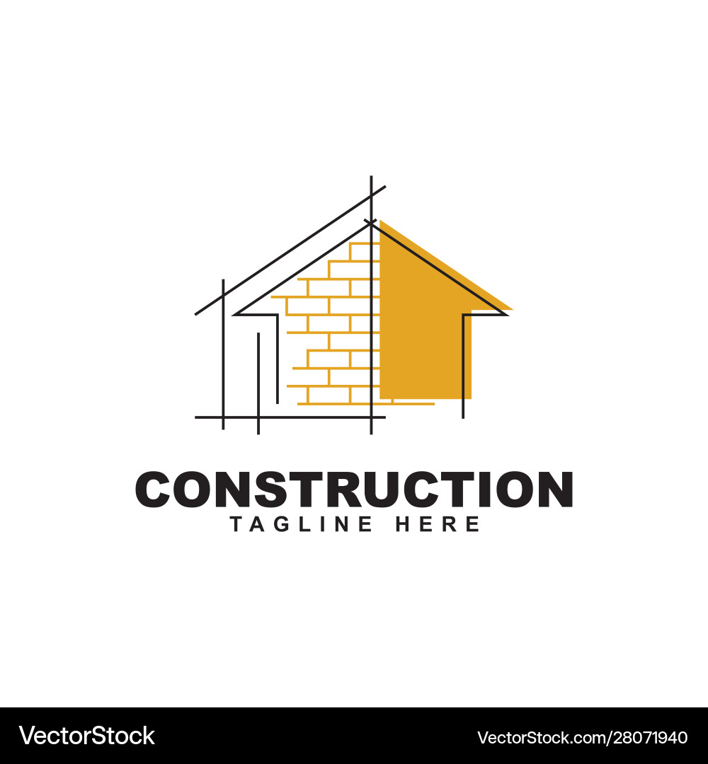 Home build Royalty Free Vector Image - VectorStock