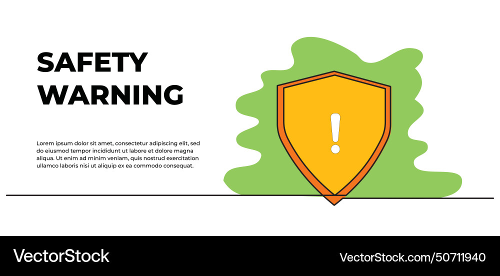 Safety warning symbol business Royalty Free Vector Image