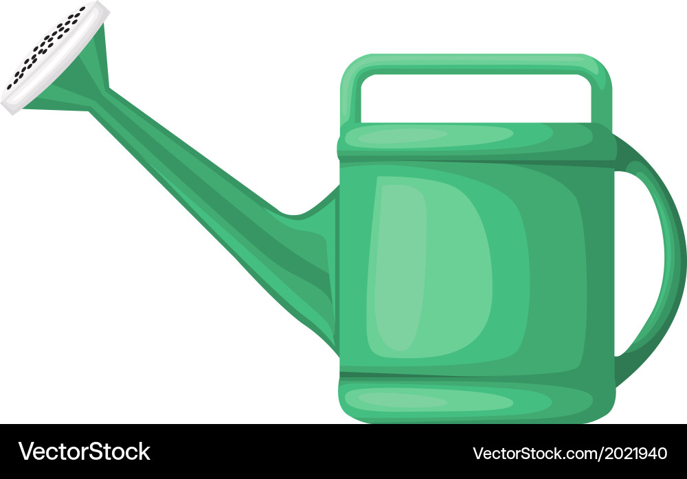 Watering can Royalty Free Vector Image - VectorStock
