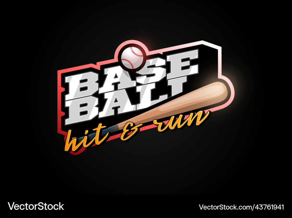 Baseball mascot modern professional sport – Free Vector | VectorStock