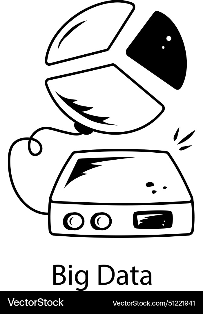 Big data Royalty Free Vector Image - VectorStock