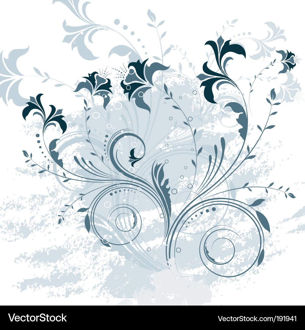 Floral background Royalty Free Vector Image - VectorStock