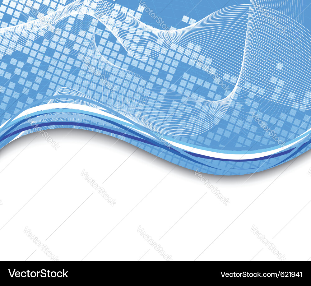Modern Blue Tech Background Royalty Free Vector Image