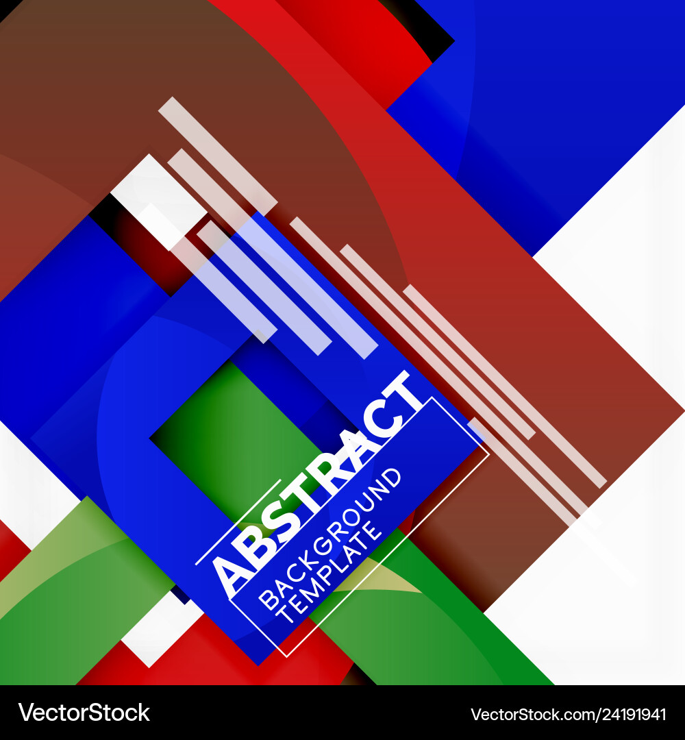 Modern geometric abstract background Royalty Free Vector