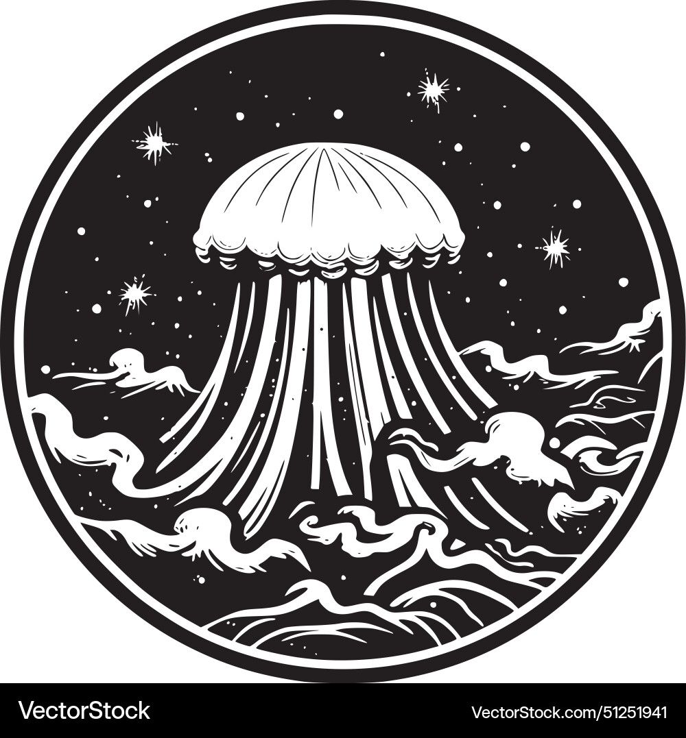 Sea - minimalist and simple silhouette Royalty Free Vector