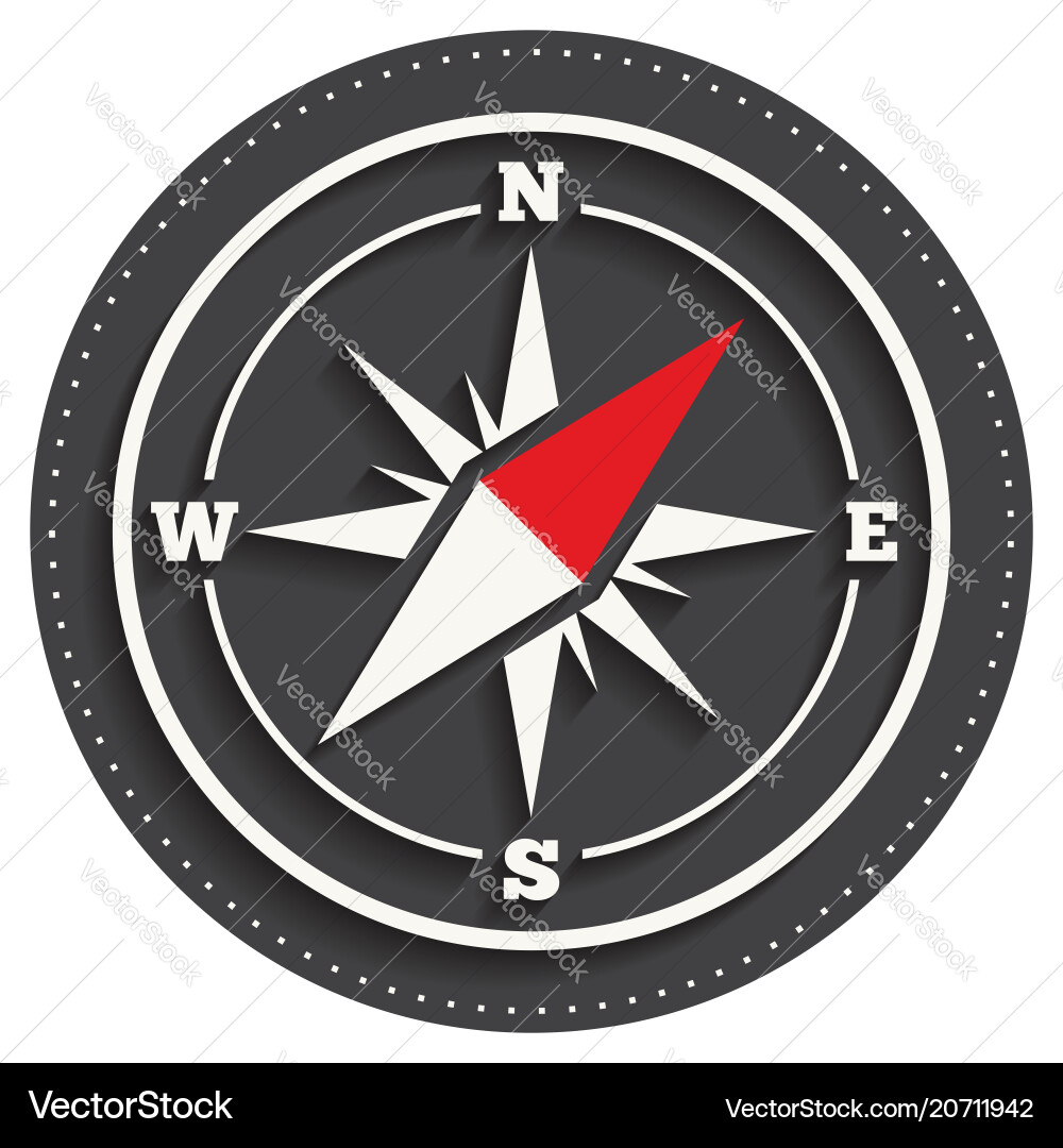 Compass Royalty Free Vector Image - VectorStock
