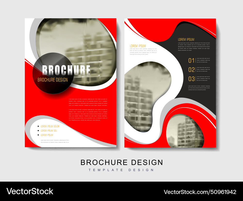 Flyer or cover design Royalty Free Vector Image