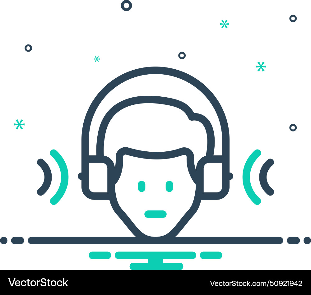 Listening Royalty Free Vector Image - VectorStock