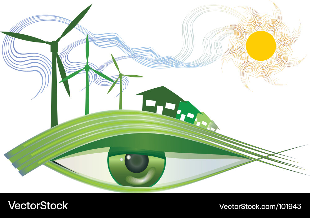 Sustainable Future Icon Royalty Free Vector Image