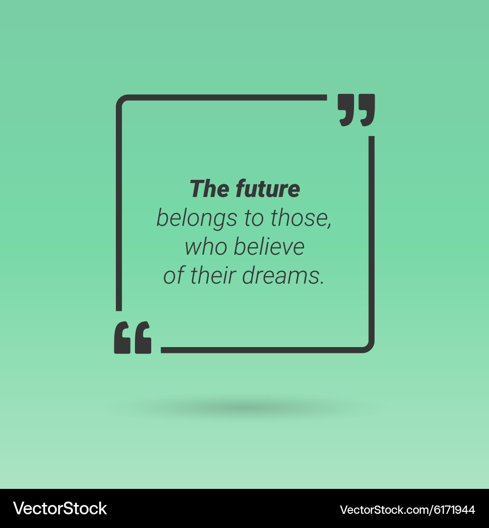 Citation text box Royalty Free Vector Image - VectorStock