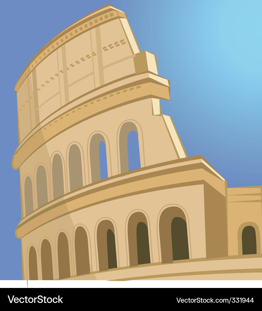Coliseum Royalty Free Vector Image - VectorStock