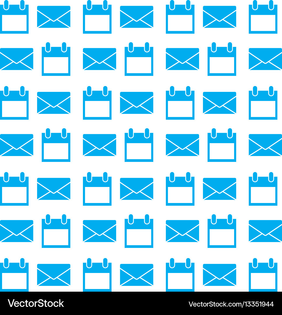 Email and calendar Royalty Free Vector Image - VectorStock