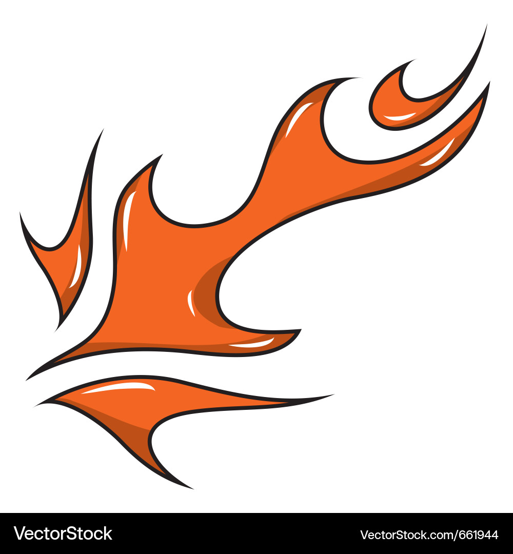 Flames Royalty Free Vector Image - VectorStock