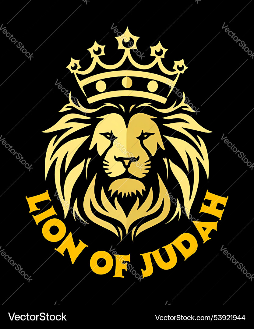 Lion of judah Royalty Free Vector Image - VectorStock