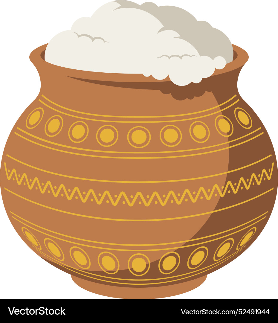 Makhan cream for janmashtami Royalty Free Vector Image