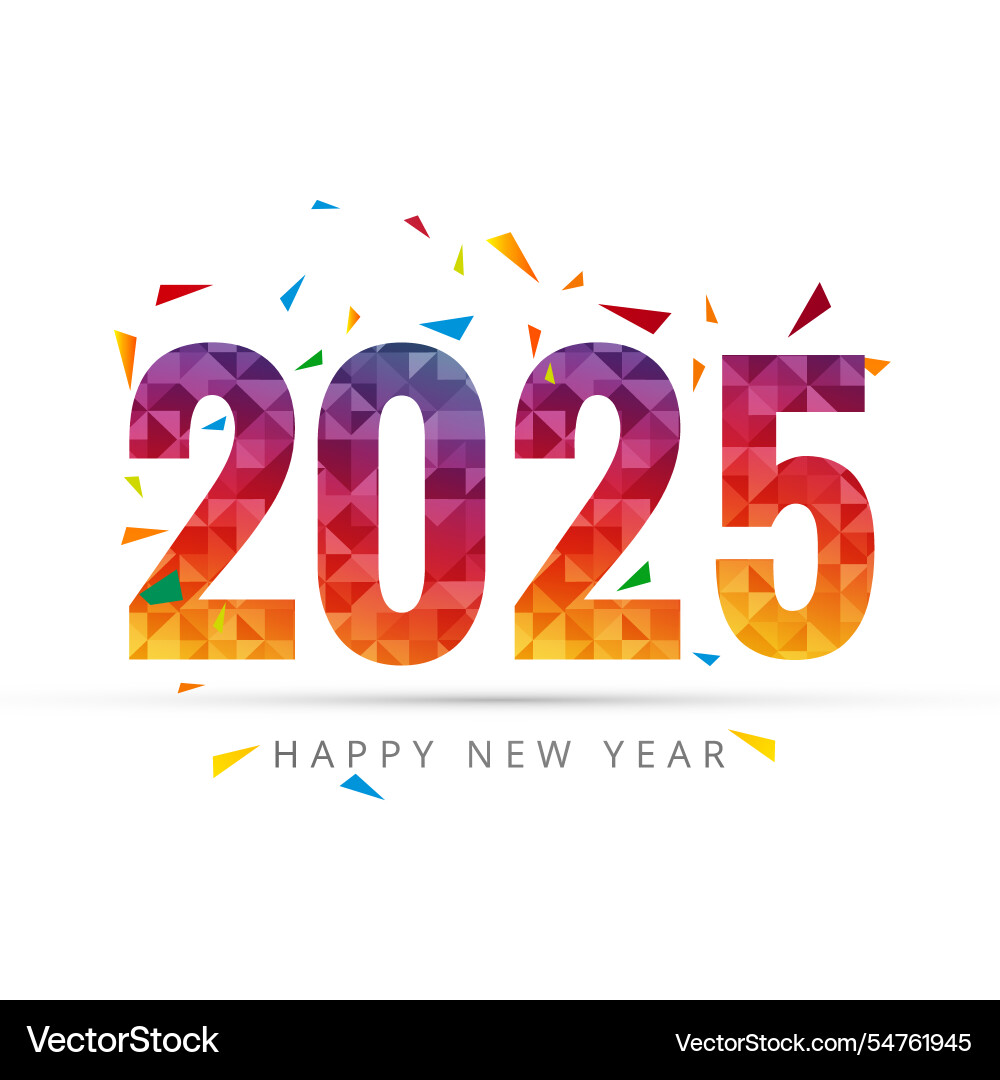 Beautiful 2025 card holiday celebration background